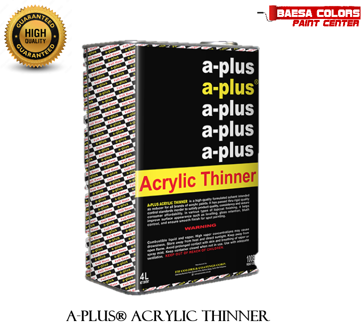 A-Plus® Acrylic Thinner – BAESA COLORS PAINT CENTER