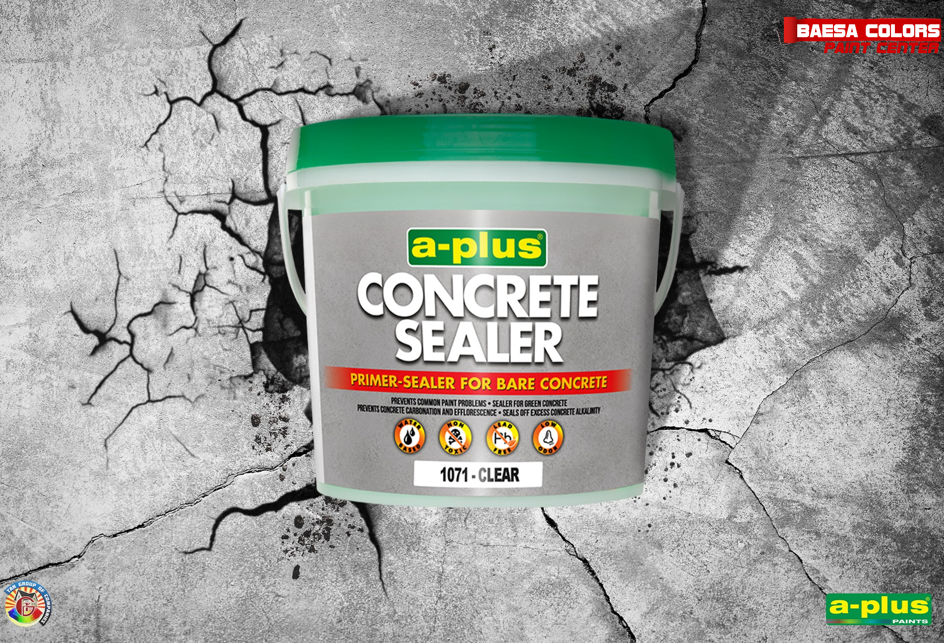 A-Plus® Concrete Sealer – BAESA COLORS PAINT CENTER