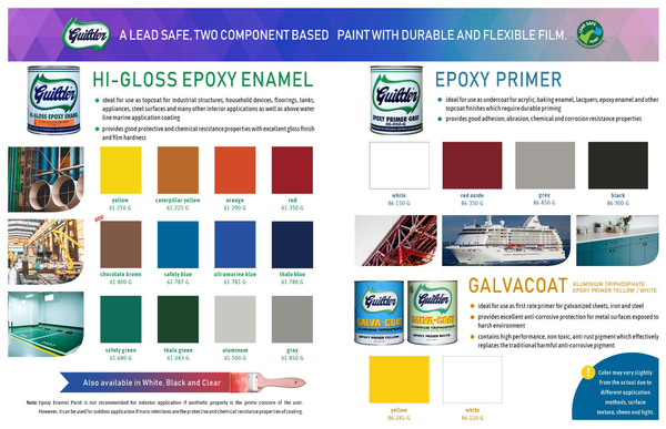 Guilder Hi-Gloss Epoxy Enamel – BAESA COLORS PAINT CENTER