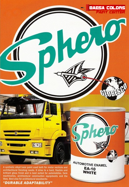 Sphero Automotive Enamel – BAESA COLORS PAINT CENTER