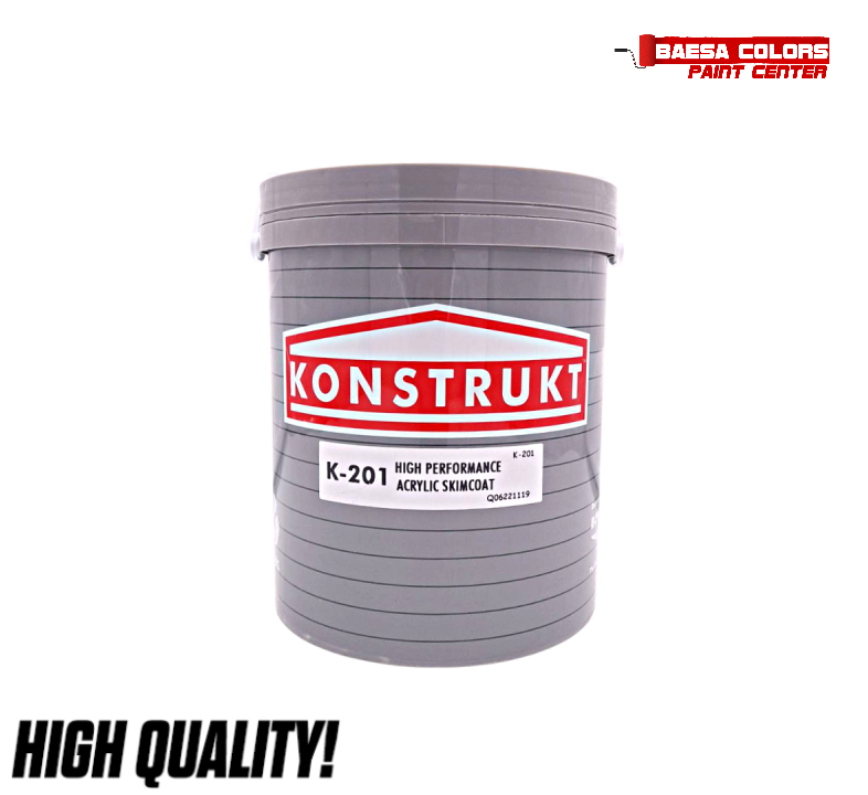 Boysen Konstrukt Permaplast™ K-201 High-Performance Acrylic Skimcoat – BAESA COLORS PAINT CENTER