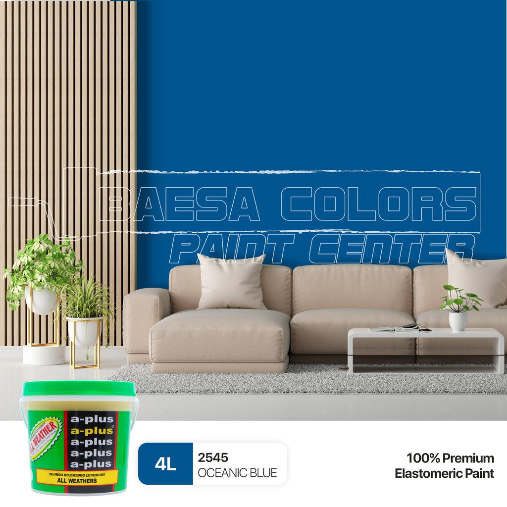 A-Plus All Weather® 2545 Oceanic Blue Elastomeric Paint – BAESA COLORS ...