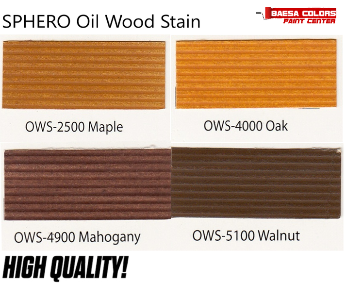SPHERO Oil Wood Stain – BAESA COLORS PAINT CENTER