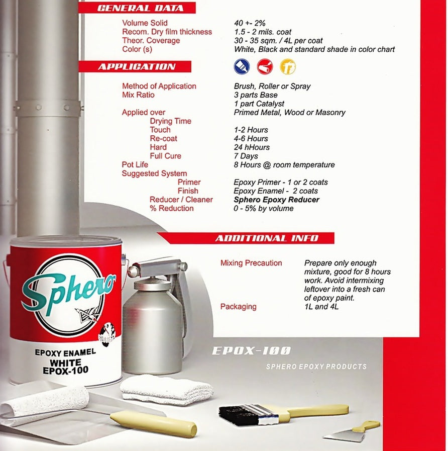 SPHERO Epoxy Enamel – BAESA COLORS PAINT CENTER