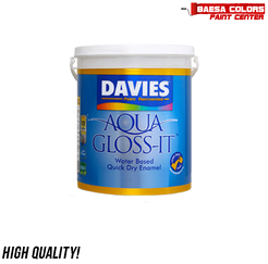 Davies® Aqua Gloss-it Water-Based Quick Drying Enamel – BAESA COLORS PAINT CENTER
