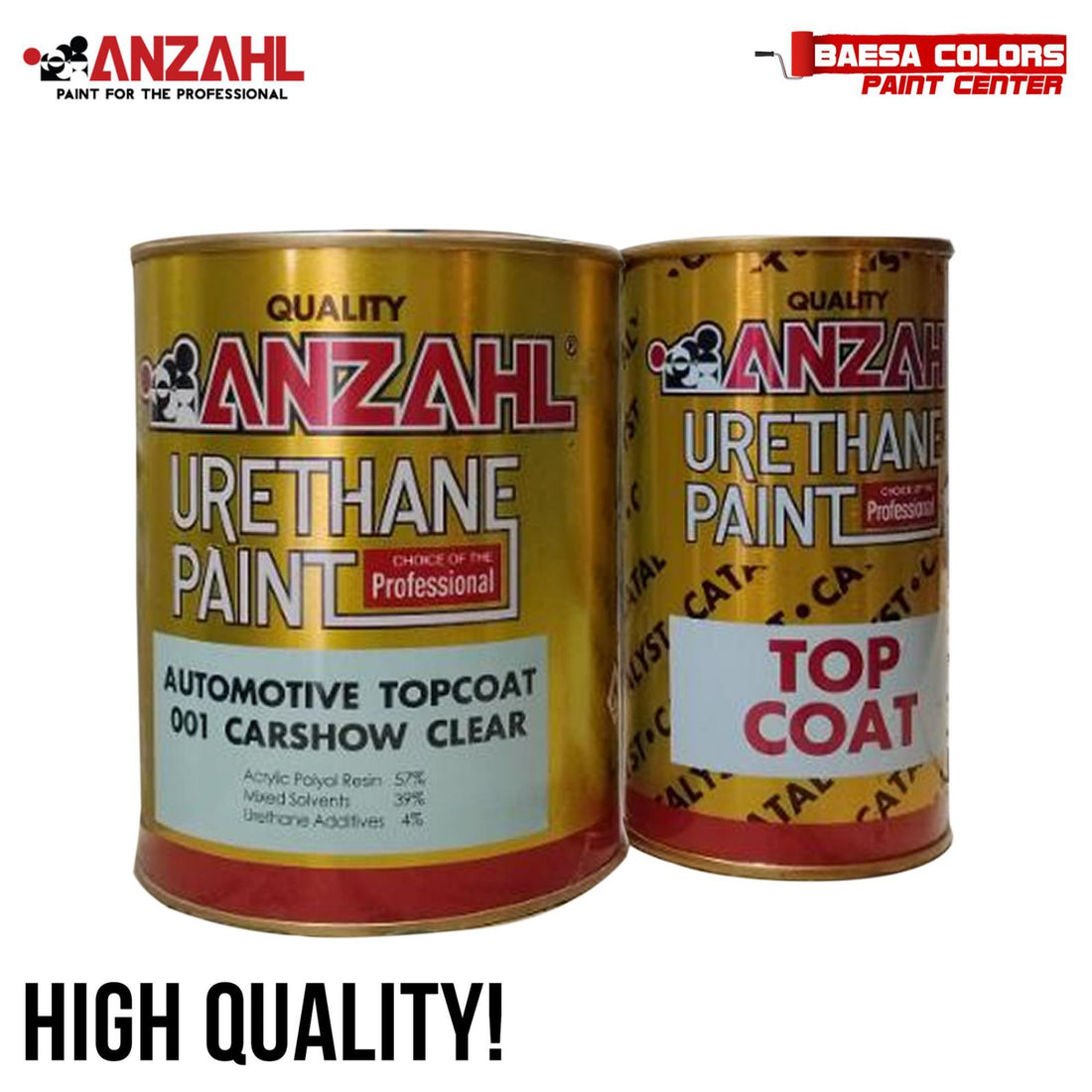 ANZAHL TOPCOAT CLEAR W/ CATALYST 1L SET – BAESA COLORS PAINT CENTER