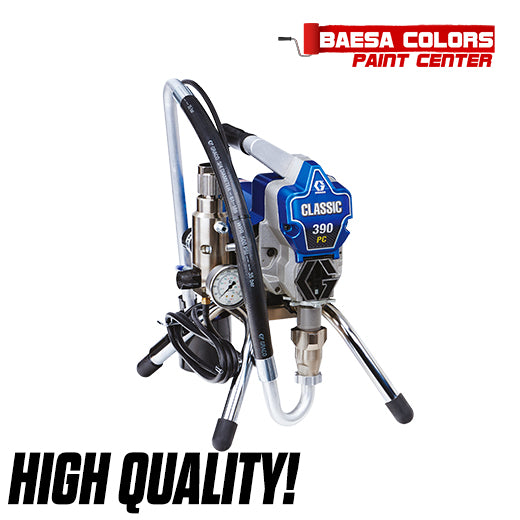 GRACO Classic 390 PC Electric Airless Sprayer - Stand, 230V,CE – BAESA ...