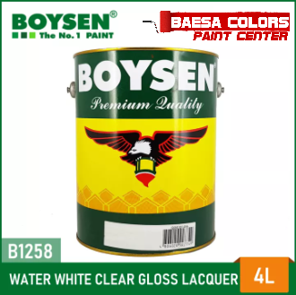 BOYSEN® Water White Clear Gloss Lacquer B-1258 – BAESA COLORS PAINT CENTER