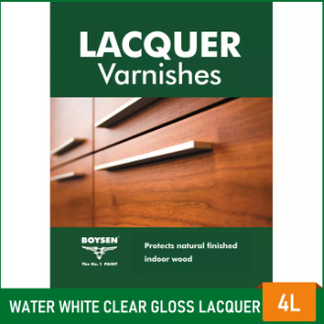 BOYSEN® Water White Clear Gloss Lacquer B-1258 – BAESA COLORS PAINT CENTER