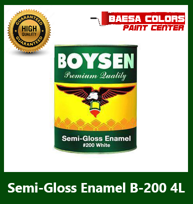 BOYSEN® Semi-Gloss Enamel B-200 – BAESA COLORS PAINT CENTER