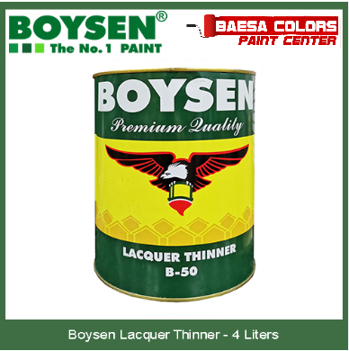 BOYSEN® Lacquer Thinner B-50 – BAESA COLORS PAINT CENTER