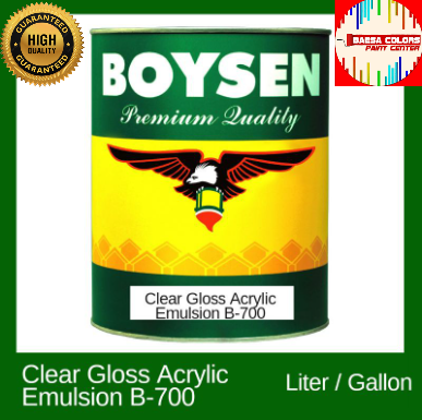 BOYSEN® Clear Acrylic Emulsion B-700 – BAESA COLORS PAINT CENTER