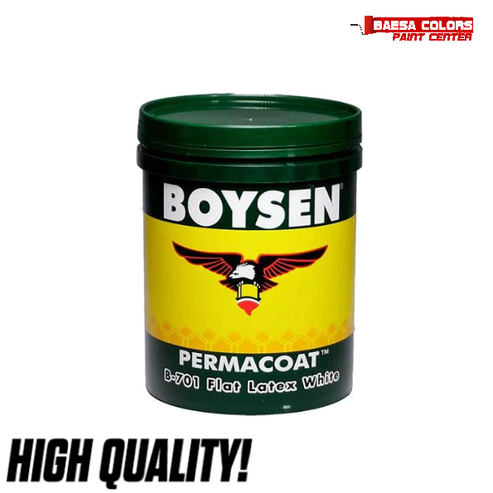 BOYSEN® B-701 Permacoat™ Flat Latex White – BAESA COLORS PAINT CENTER