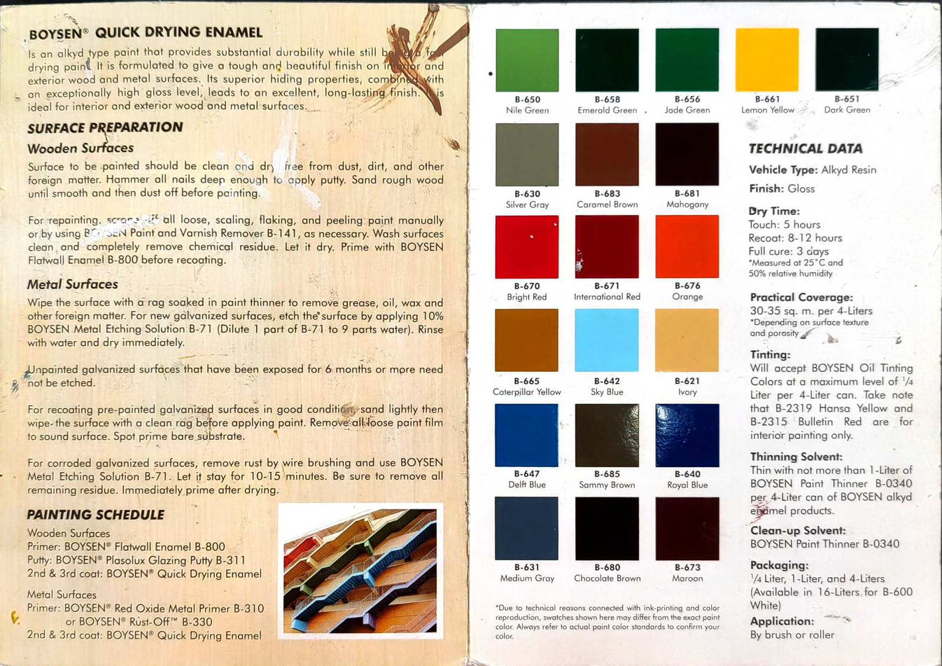 BOYSEN® Quick Drying Enamel – BAESA COLORS PAINT CENTER