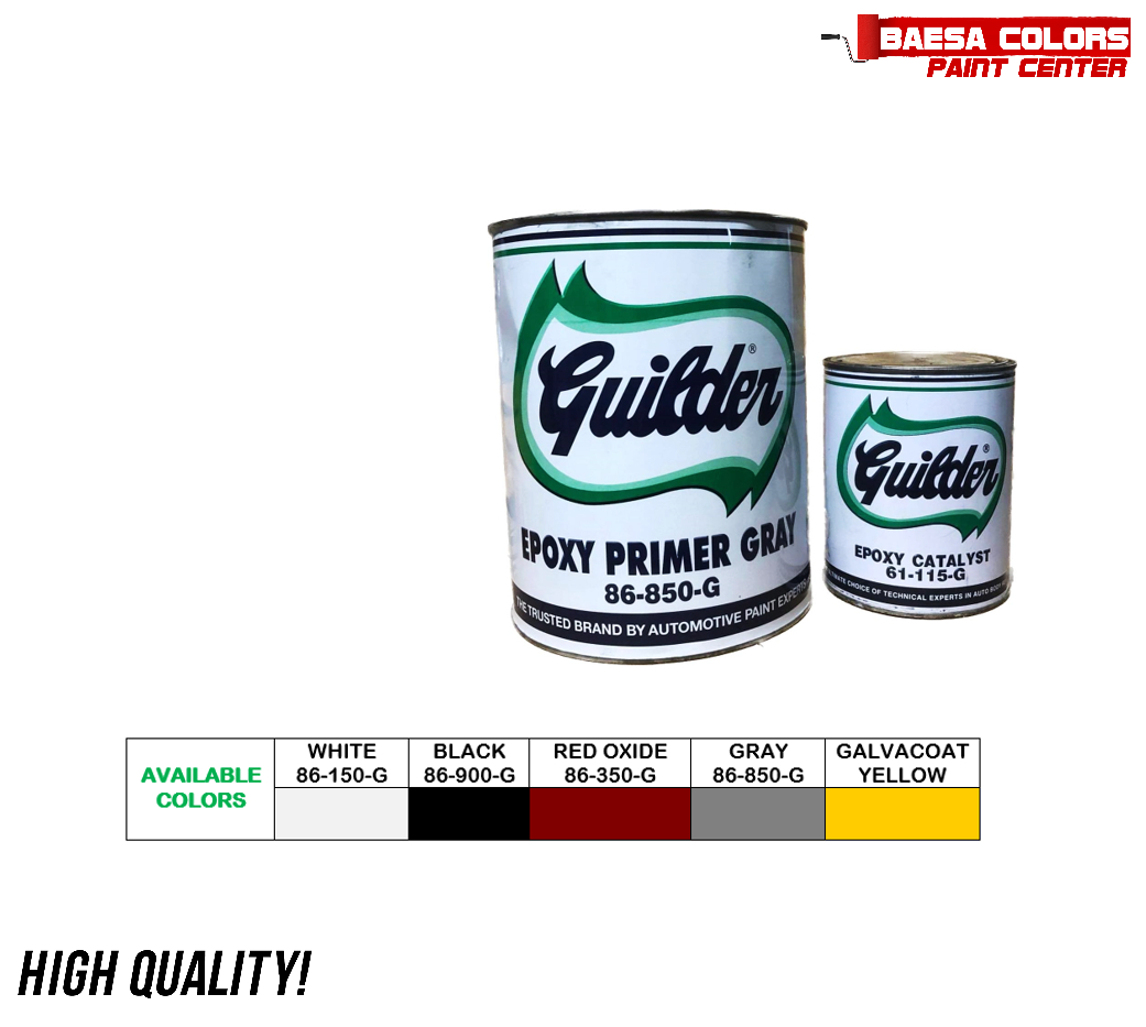 Guilder Epoxy Primer With Catalyst Set – BAESA COLORS PAINT CENTER