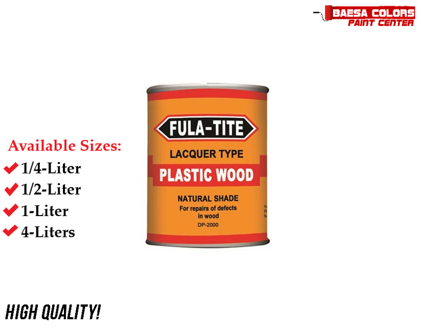 Fulatite Plastic Wood Dough – BAESA COLORS PAINT CENTER