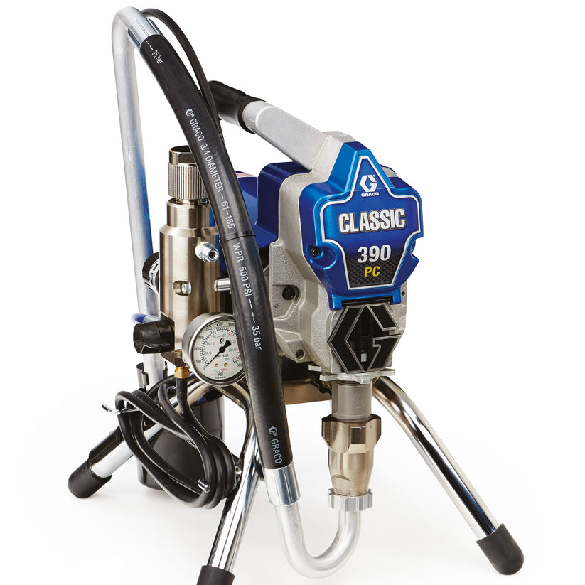 GRACO Classic 390 PC Electric Airless Sprayer - Stand, 230V,CE – BAESA ...