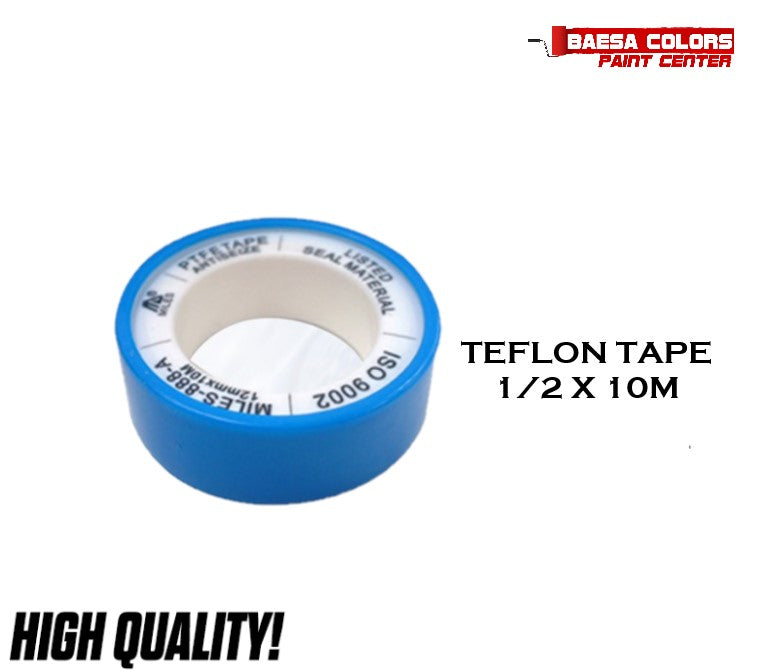 Teflon® Tape 1/2x10M | 3/4x10M – BAESA COLORS PAINT CENTER