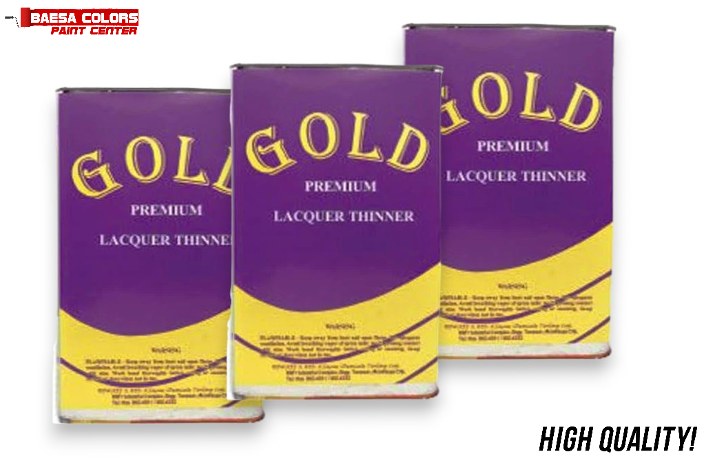 Gold Lacquer Thinner – BAESA COLORS PAINT CENTER