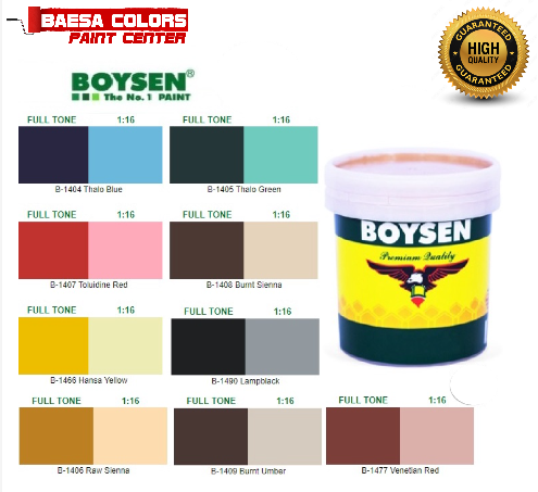 BOYSEN® Latex Colors – BAESA COLORS PAINT CENTER