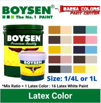 BOYSEN® Latex Colors – BAESA COLORS PAINT CENTER