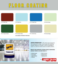 DAVIES® Powerfloor™ – BAESA COLORS PAINT CENTER