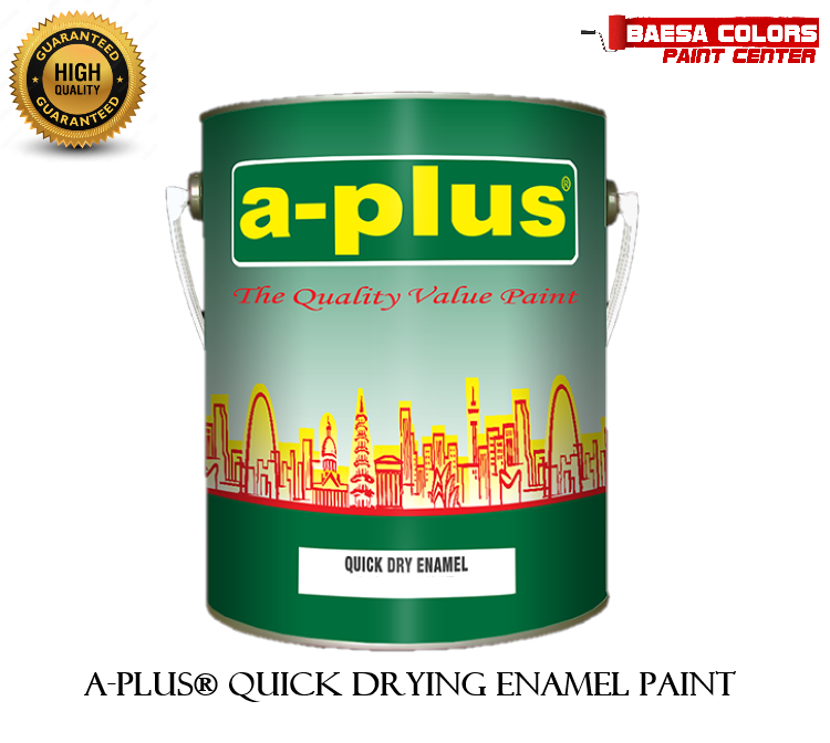 A-Plus® Quick Drying Enamel Paint – BAESA COLORS PAINT CENTER