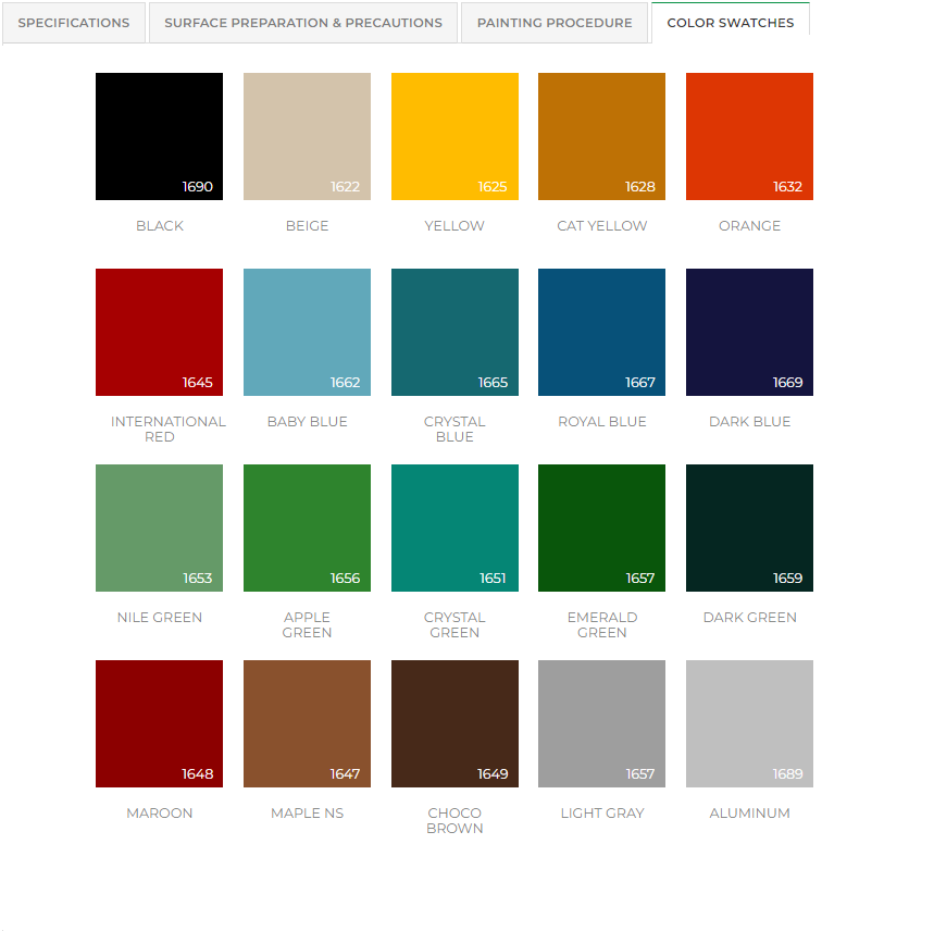A-Plus® Quick Drying Enamel Paint – BAESA COLORS PAINT CENTER
