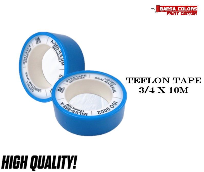Teflon® Tape 1/2x10M | 3/4x10M – BAESA COLORS PAINT CENTER