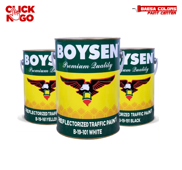 BOYSEN® Alkyd Reflectorized Traffic Paint – BAESA COLORS PAINT CENTER