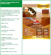 Hudson® Polyurethane-Based Coatings – BAESA COLORS PAINT CENTER