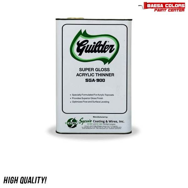 Guilder Super Gloss Acrylic Thinner – BAESA COLORS PAINT CENTER