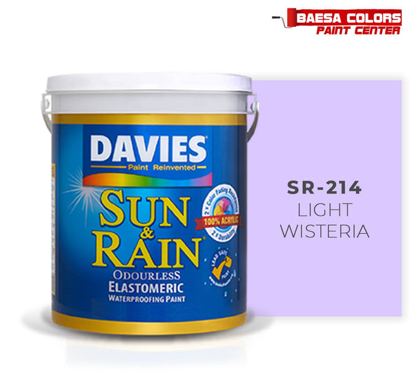 DAVIES® SUN & RAIN® 214 Light Wisteria Elastomeric Paint – BAESA COLORS ...