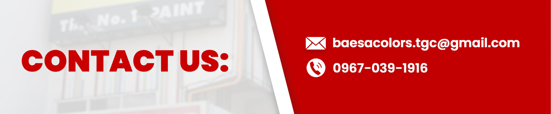 Contact Us: – BAESA COLORS PAINT CENTER