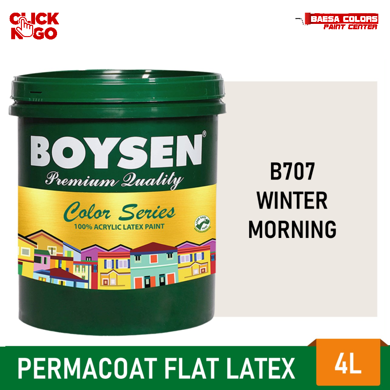 BOYSEN® Permacoat™ Series Flat Latex 16L – BAESA COLORS PAINT CENTER