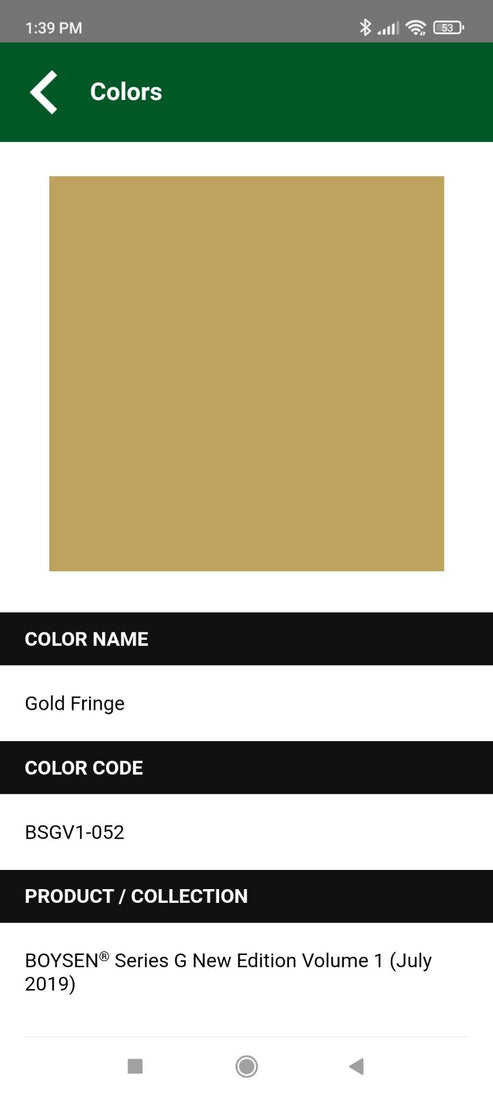 BOYSEN BSGV1-52S GOLD FRINGE SEMI-GLOSS LATEX 4L – BAESA COLORS PAINT ...
