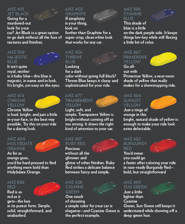 ANZAHL URETHANE PAINT TINTING COLOR 4L – BAESA COLORS PAINT CENTER