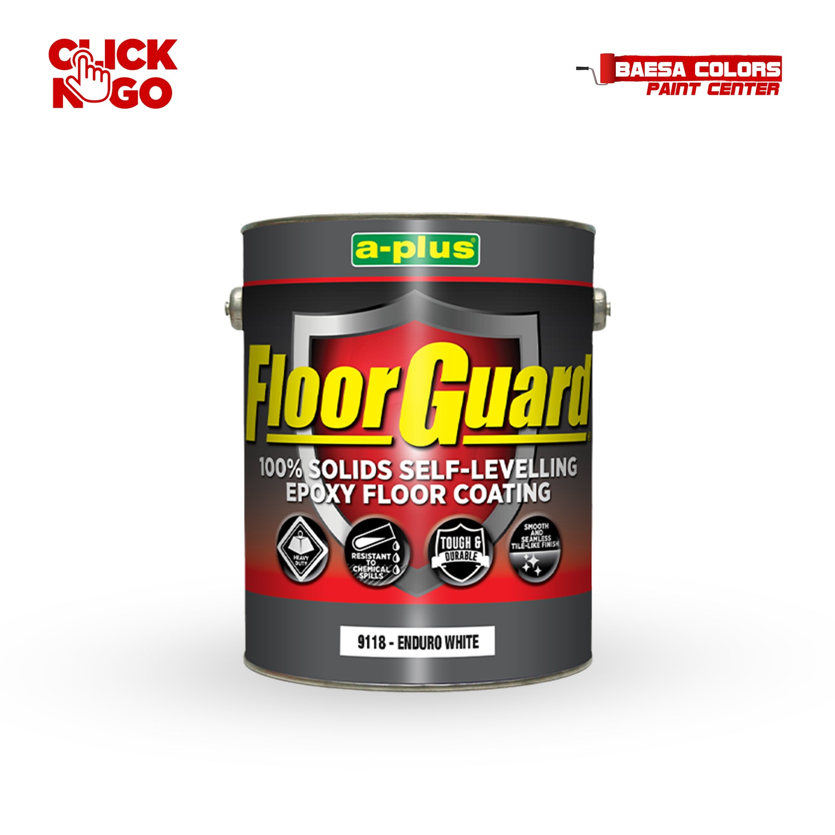 A-Plus Floor Guard® 100% Solids & Self-Levelling Epoxy Floor Coating 4 ...