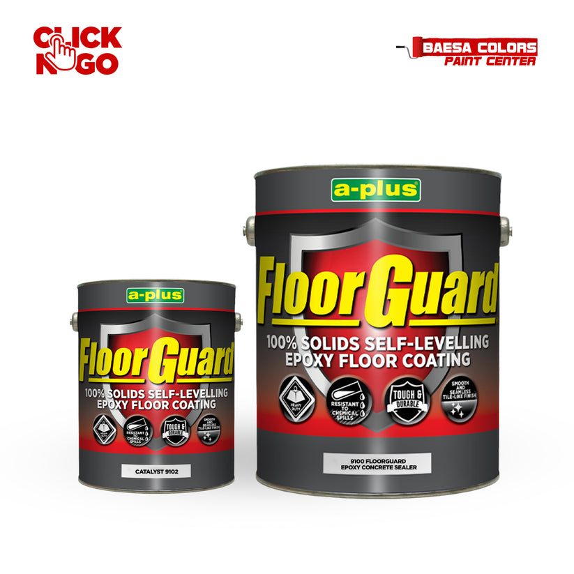 A-Plus Floorguard Epoxy Concrete Sealer w/ Catalyst 9100 4L – BAESA ...