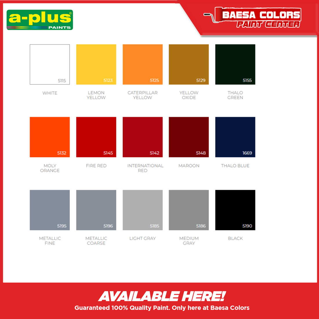 Glazer® Industrial Epoxy Enamel Paint 4-Liter – BAESA COLORS PAINT CENTER