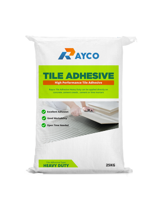 Rayco High Performance Tile Adhesive 25kg – BAESA COLORS PAINT CENTER