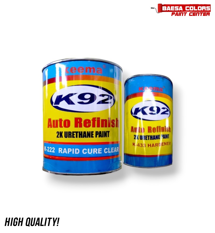 K92 Auto Refinish 2K Urethane Universal Clear Coat 1L Set – BAESA COLORS PAINT CENTER