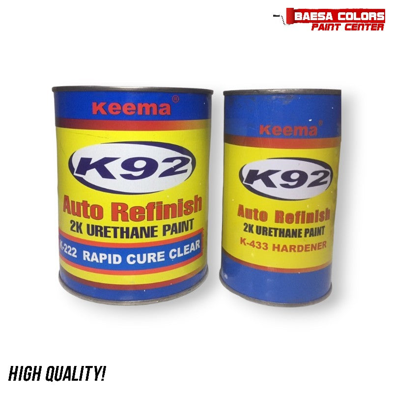 K92 Auto Refinish 2K Urethane Universal Clear Coat 1L Set – BAESA COLORS PAINT CENTER