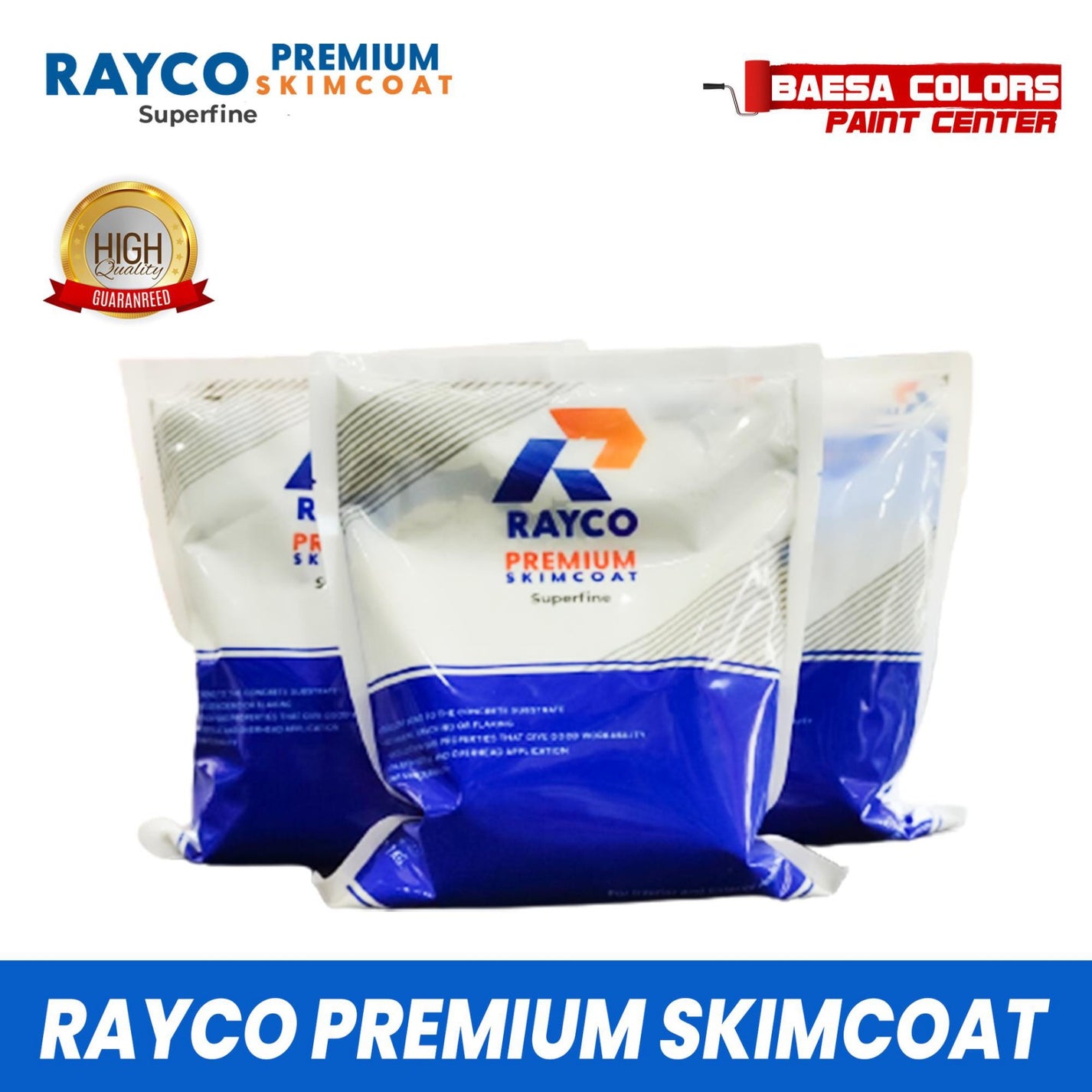 Rayco Premium Skimcoat 1KG – BAESA COLORS PAINT CENTER