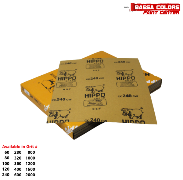 Hippo Sanding Paper – BAESA COLORS PAINT CENTER