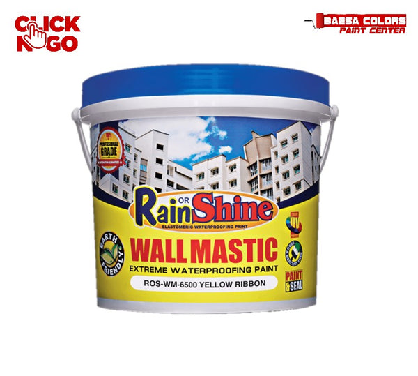 Rain or Shine Wall Mastic ROS-WM-6000 4L – BAESA COLORS PAINT CENTER
