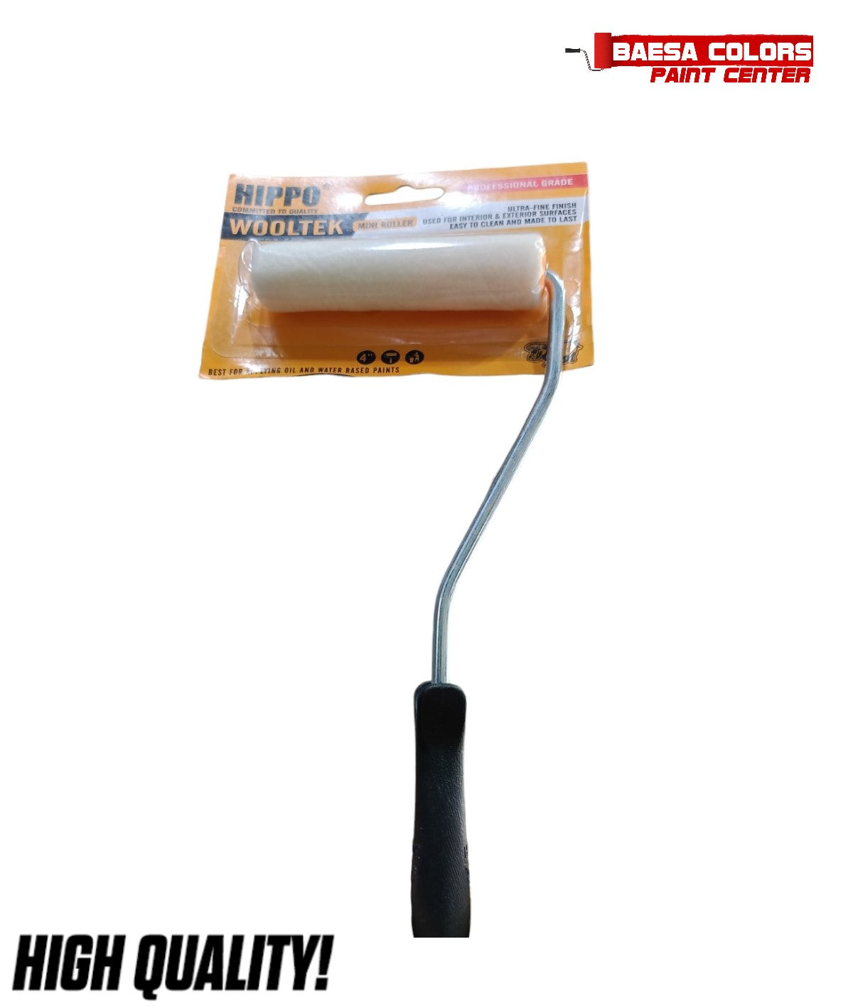 HIPPO WOOLTEK MINI ROLLER W/ HANDLE 4 INCHES – BAESA COLORS PAINT CENTER